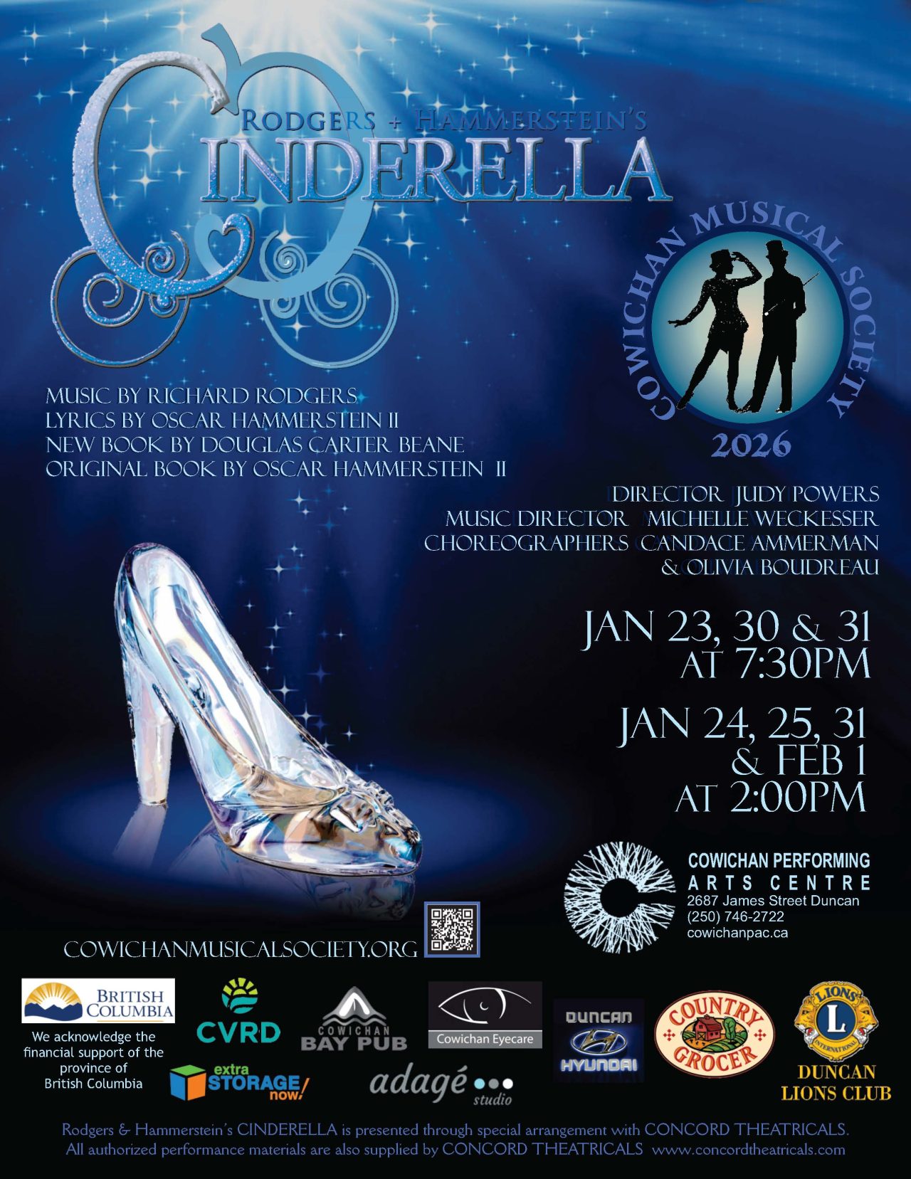 Rodger and Hammerstein’s Cinderella the Musical - Cowichan Performing ...